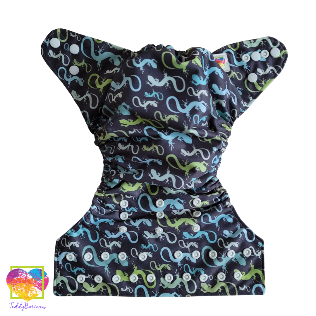 Lizard OS Pocket Diaper – Teddy Bottoms
